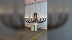 Modern K9 Crystal Candle Chandelier Elegant Home Lighting