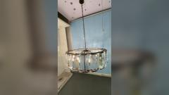 Luxury Spiral Crystal Chandelier for Modern Staircase Lighting