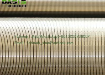 China AISI 304 stainless steel Johnson screen water well screen strainer pipe for sale