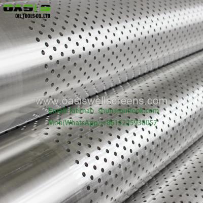 China stainless steel perforated metal tube oil & water sand pipe/tube for sale