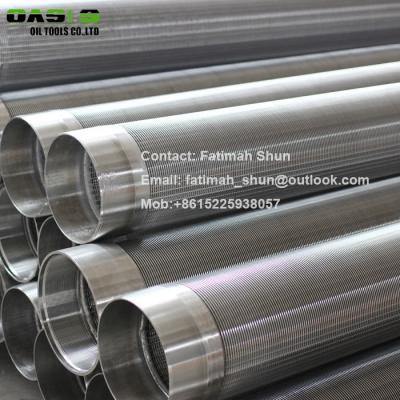 China 168mm Johnson type screen  Water well screen and wedge wire screens for sale