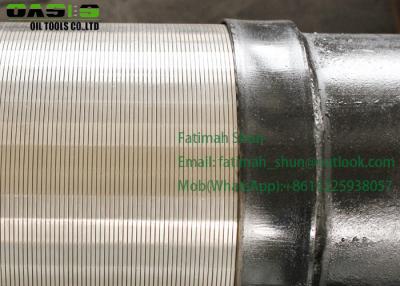 China 4'' stainless steel pipe based well screen/two layers water well screen for sale