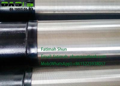 China Stainless steel 304 of 4 inch wire wrap screens  with perforated based Pipe for sale