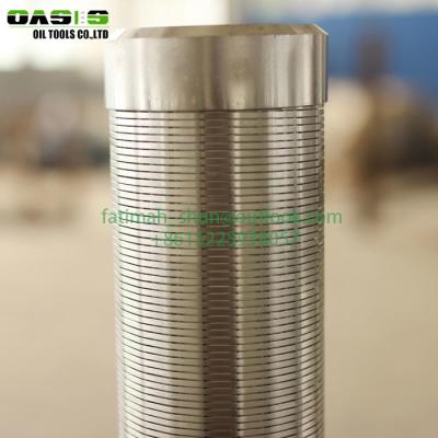 China 304 wedge wire water well screens China supplier wire wrap screens for sale