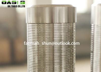 China AISI wedge wire water well screens China supplier wire wrap screens for sale