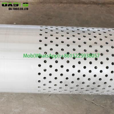 China Manufacture API standard perforated steel pipe for drainage and filter for sale