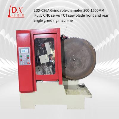 China Grote automatische TCT zaagblad voor- en achterhoek slijpmachine LDX-026A Te koop