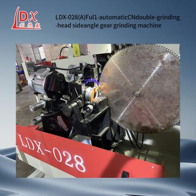 China CNC Vollservo TCT Sägeblatt Doppelschleifkopf Seitenschleifmaschine LDX-028A zu verkaufen