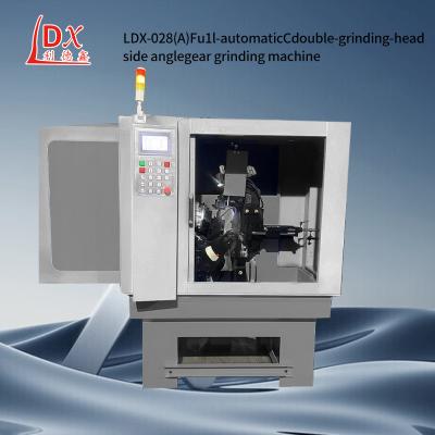 China Servo Vollverschlossenes Kreislaufsägeblatt Doppelschleifkopf Seitenschleifmaschine LDX-028A zu verkaufen