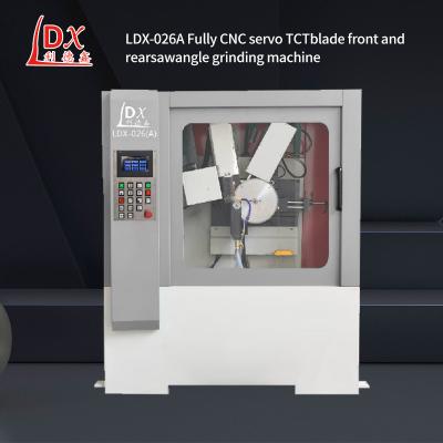 China LDX-026A Machine de meulage à lame de scie circulaire CNC complètement fermée à angle avant et arrière for sale