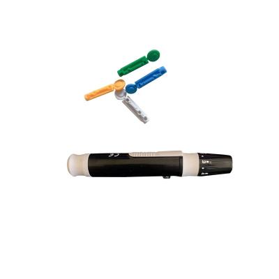 Cina Lancetta di sangue di profondità di puntura di sicurezza cinque Pen Durable For Diabetes in vendita