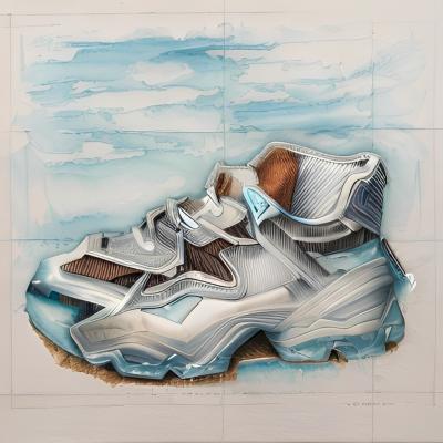 Cina Peso leggero Scarpe da basket personalizzate Materiale suola esterna di gomma in vendita