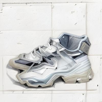 Cina Peso leggero Scarpe da basket personalizzate Materiale suola esterna di gomma in vendita