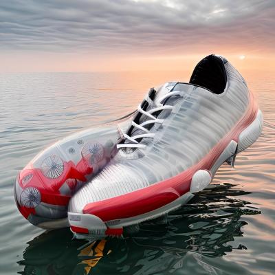 China Mensen Casual Custom Golf Schoenen Draag Resistent PU Leer Bovenmateriaal Te koop