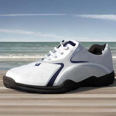 Cina OEM ODM Scarpe da golf impermeabili in pelle con suola esterna in gomma in vendita