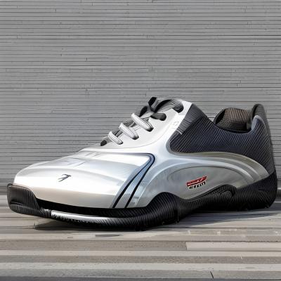 Cina OEM ODM Scarpe da golf impermeabili in pelle con suola esterna in gomma in vendita