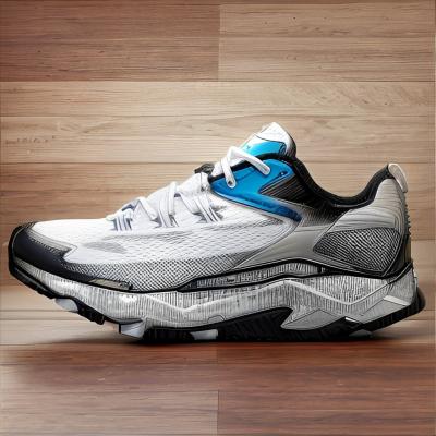 China Fitness Duurzaam gemaakte hardloopschoenen OEM ODM Zwart Mesh Te koop