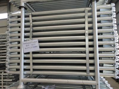 China hot sale hot dipped galvanized metal scaffolding Ringlock Ledger used in construction for sale