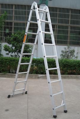 China hot sale Aluminium Dual-purpose Folding Ladder used in construction for sale