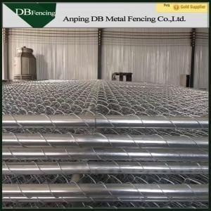 Cina La recinzione temporanea del collegamento a catena portatile riveste 6' di pannelli installazione facile smontabile di X10 in vendita