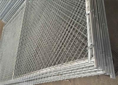 Cina Il recinto indipendente del collegamento a catena della costruzione portatile riveste le norme di pannelli di ASTM A392-06 in vendita