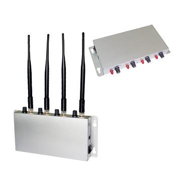 China GP-2008A, GSM Signal Jammer with Five Frequencies and 30m Effective Isolated Range for sale