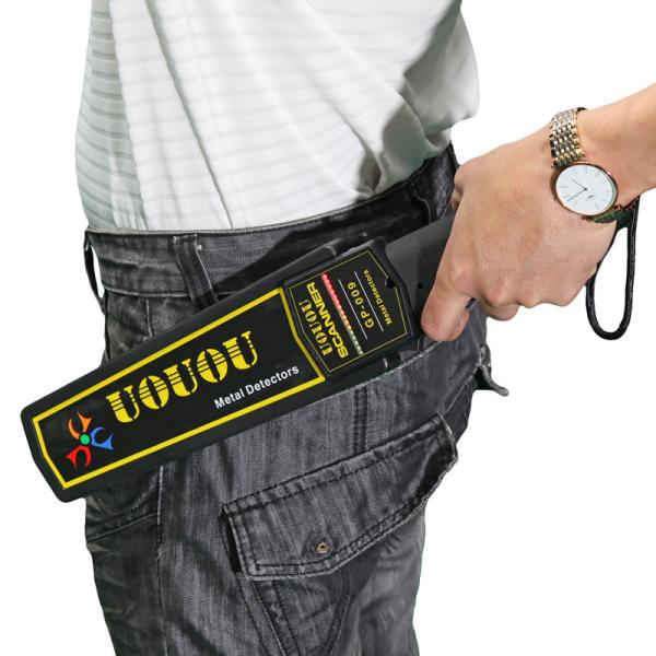 Quality Highly Sensitive Hand Held Metal Detector With High Brightness 16 LED Light GP for sale