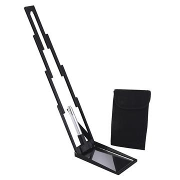 China Folded Car Inspection Mirror With Unique Folding Bar Design & LED Light Source for sale