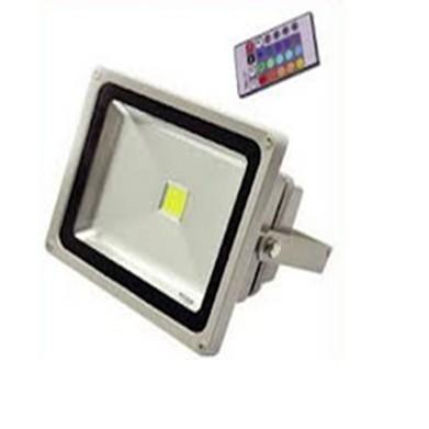 China Waterproof 30W Color changing RGB led floodlight with infrared remote control for sale