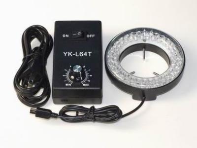 China El microscopio estéreo de YK-L64T llevó el equipo ligero del iluminador del anillo en venta