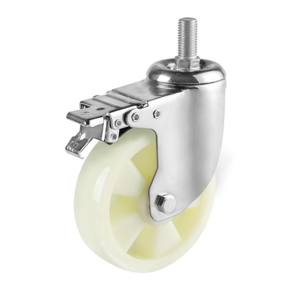 Quality Polypropylene Industrial Casters Corrosion Resistant Poly Caster Wheels for sale