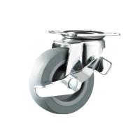 Quality TPR Furniture Casters 50mm 75mm Thermoplastic Rubber Light Duty Castors for sale