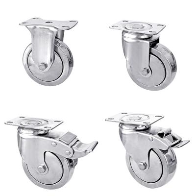 China Dajin Medium Duty Stainless Steel Casters Wheels 150kg-200KG Load Capacity for sale