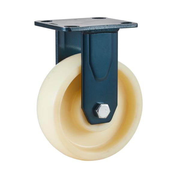 Quality Dajin Heavy Duty Castors Wheels 100mm-200mm Nylon Wheel Casters With Anti Rust Coating for sale