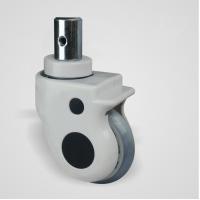 Quality Flat Base Medical Casters Wheels , Twin Caster Wheels With Brakes for sale