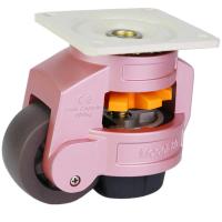 Quality Heavy-Duty Adjustable Leveling Casters With TPR Wheels & Precision Bearings for sale