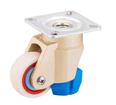 China Premium Heavy-Duty Adjustable Leveling Casters With Nylon Wheels For Smooth Mobility for sale