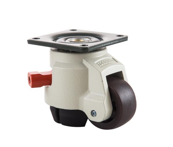 Quality Lever Handle Adjustable Leveling Casters Wheels 40mm 50mm 62mm 70mm for sale