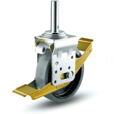 China Factory Direct Sales Heavy Duty Durable Nylon Castor 8 Inch Caster Wheels For Scaffolding for sale