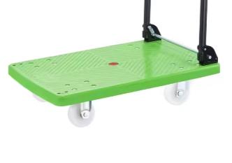China Wholesale Platform Portable Trolley Store Folding Trolley 4-wheel Grocery Trolley for sale