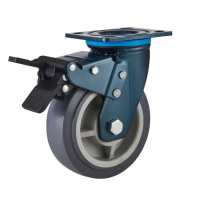 China 4 / 5 / 6 / 8 Inch Heavy Duty TPR Swivel Caster Wheels – Industrial Mobility Solution for sale