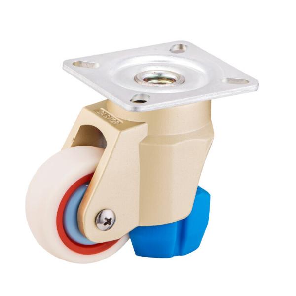 Quality Height Adjustable Retractable Leveling Casters Nylon Wheel Workbench Swivel for sale