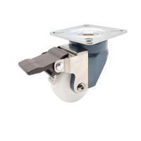 China Height Adjustable Retractable Leveling Caster Nylon Wheel 65-110kg Swivel Caster Workbench for sale