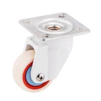 China Height Adjustable Retractable Leveling Caster Nylon Wheel 65-110kg Swivel Caster Workbench for sale