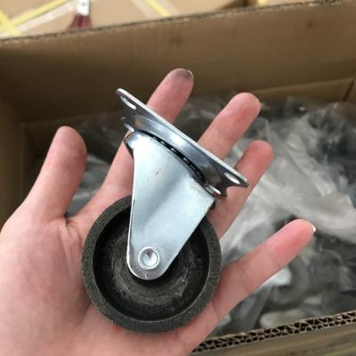 China Double Ball Bearing Swivel Casters with Zinc-Plated Finish and Multiple Sizes for Cart Wheels for sale