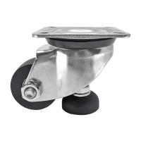China 2 Inch Adjustable Leveling Swivel Caster Wheel 360 Degree Nylon Heavy Duty Caster for sale