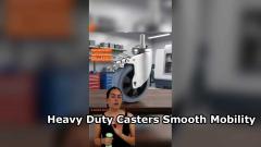 Mid-heavy Duty Caster TPR Wheel With Double Ball Bearing