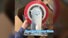 Heavy Duty Industrial Cart Wheels High Load Capacity