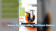 Medium duty PVC wheel caster