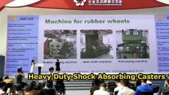 Natureal Elastic Rubber Wheel Castor